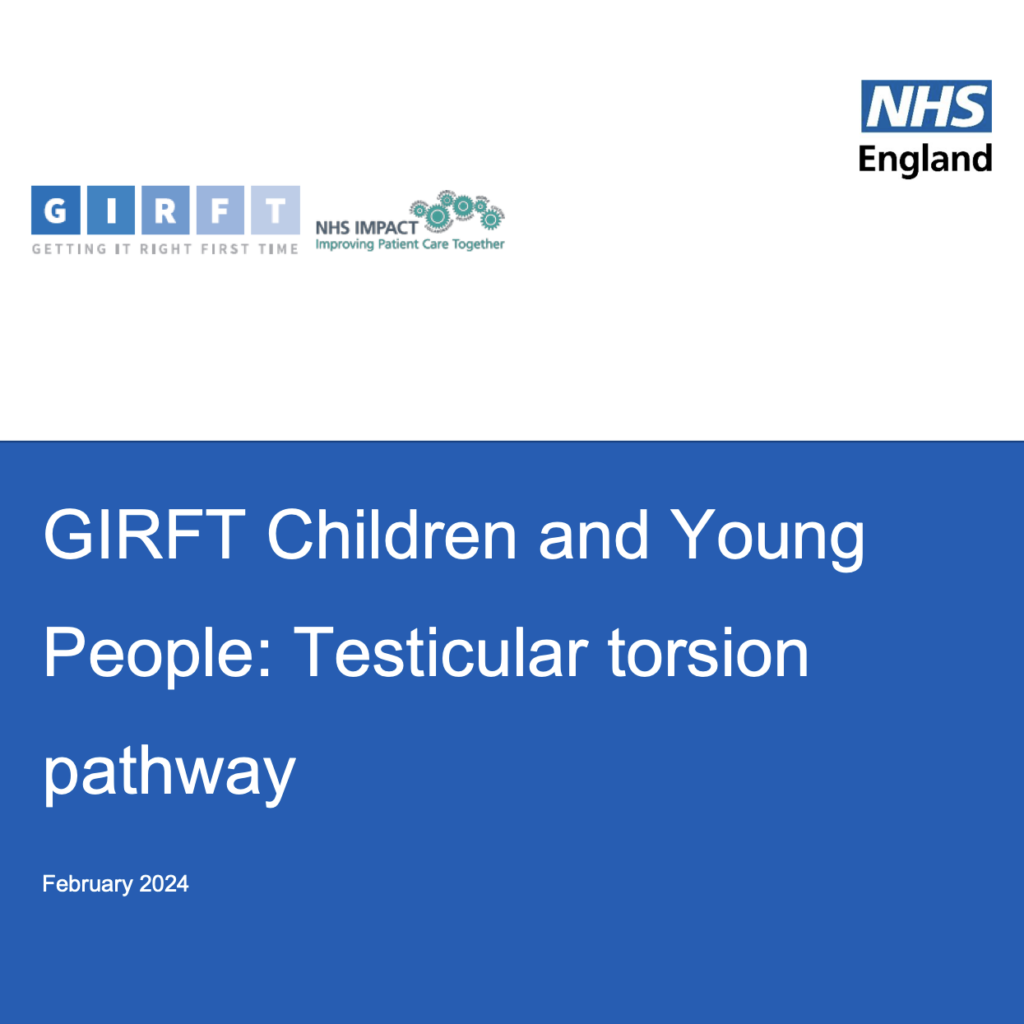 GIRFT Testicular Torsion Pathway | British Association of Paediatric ...