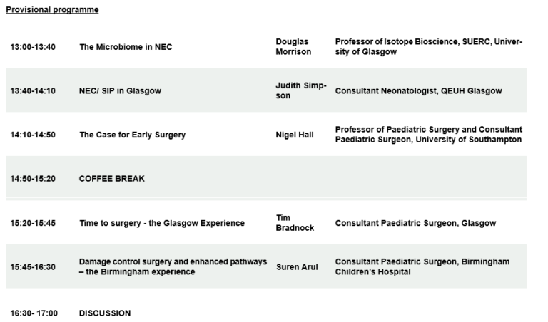 Royal Hospital for Children, Glasgow NEC/SIP Symposium | British ...